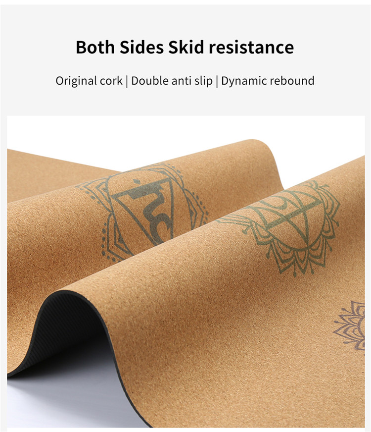 Cork Rubber Yoga Mat - Buy cork rubber yoga mat, Kid Cork Mat, Private ...